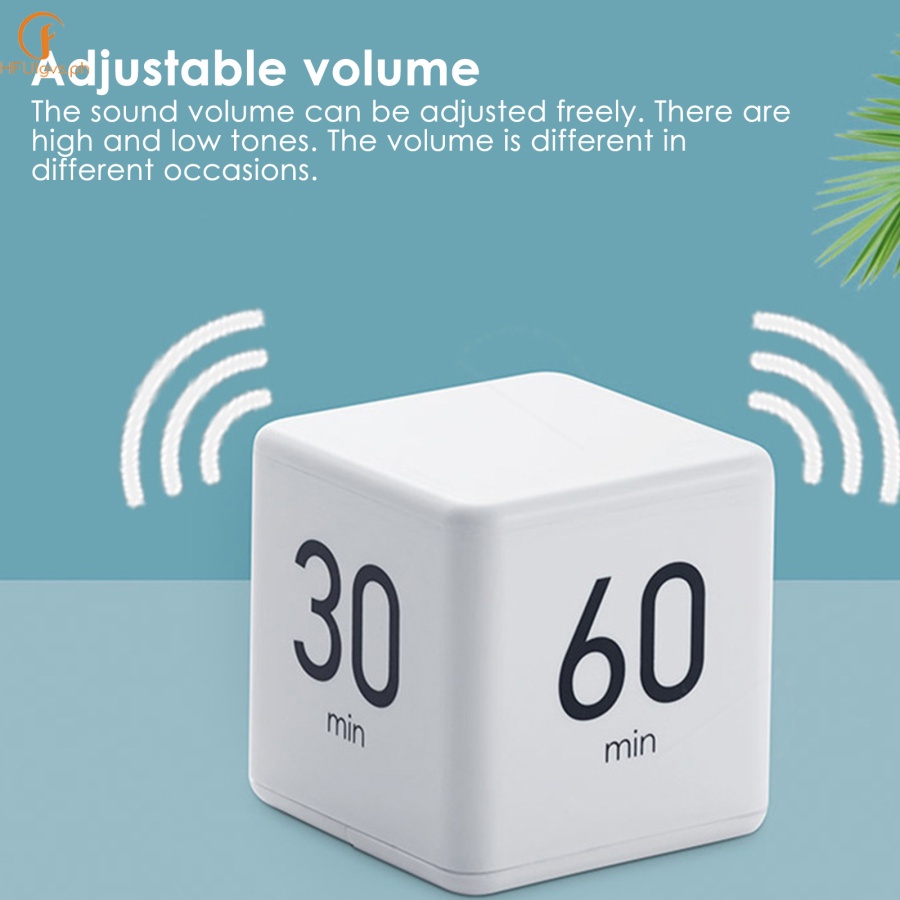 TR Digital Cube Timer With LCD Screen Time Display, Kitchen Timer Alarm ...