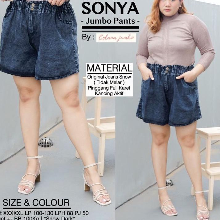 Bollo Jumbo Jeans Shorts for Woman 100kg | Shopee Philippines