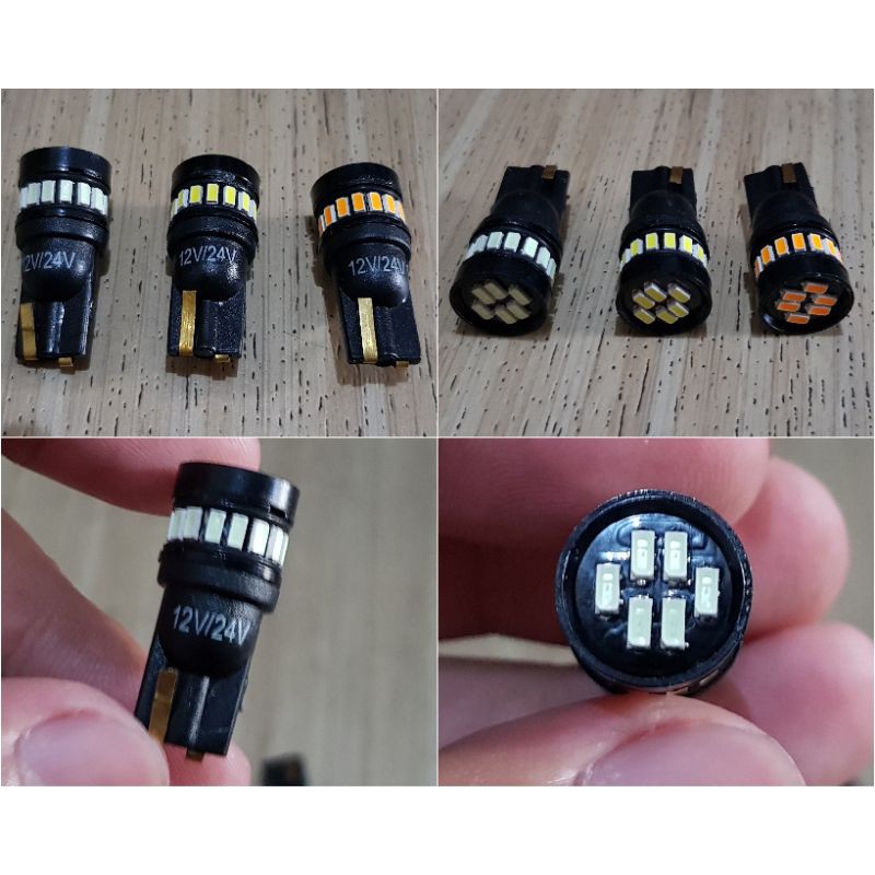 high quality T10 w5w led lights peanut bulb car motor parklight plate ...