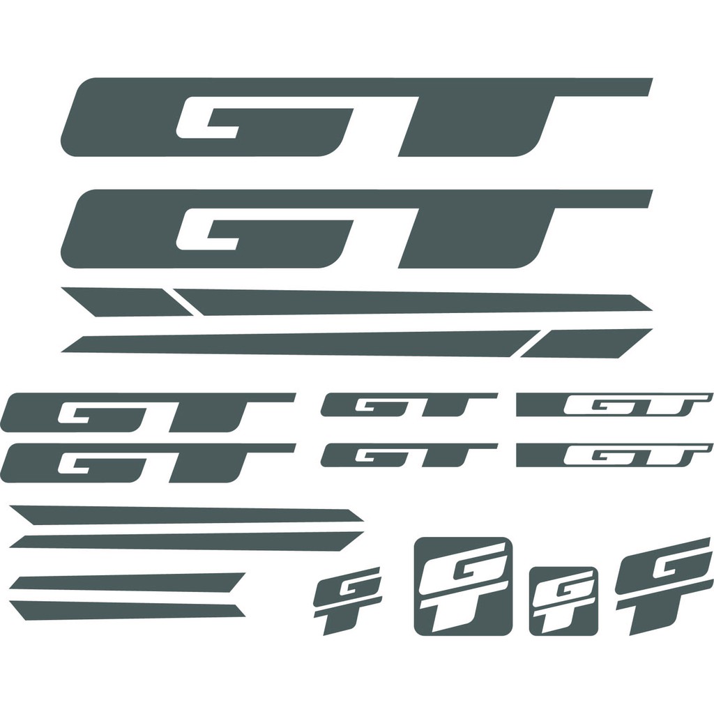 Gt bike decals store