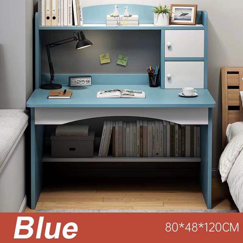 Desktop Computer Desk Student Table Home Study Desk with Drawer ...