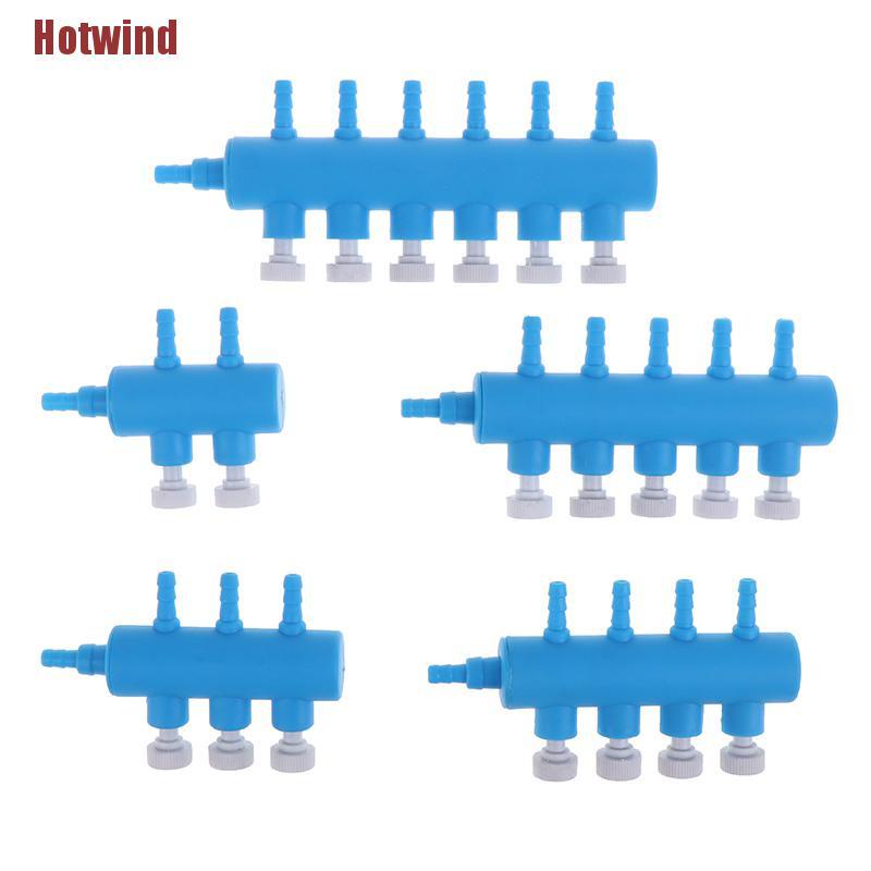 HW 2 3 4 5 6 Way Aquarium Oxygen Tube Splitter Fish Tank Air Pump ...
