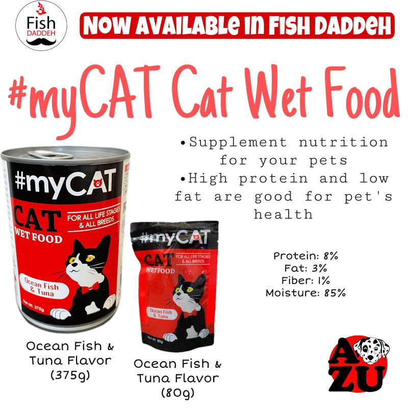 MyCat Cat Food Wet 375g 80g | Shopee Philippines