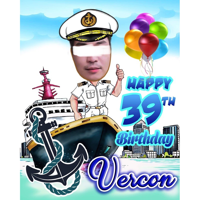 SEAMAN / SAILOR CAKE TOPPER | Shopee Philippines