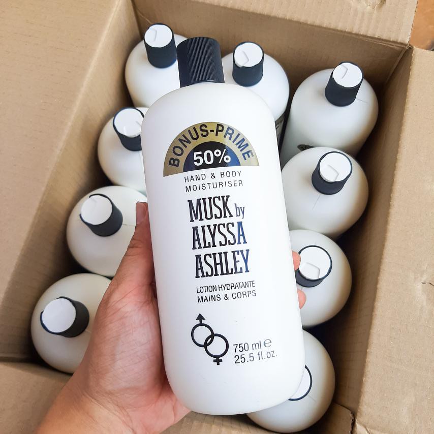 Alyssa Ashley Musk Lotion 500ml / 750ml | Shopee Philippines