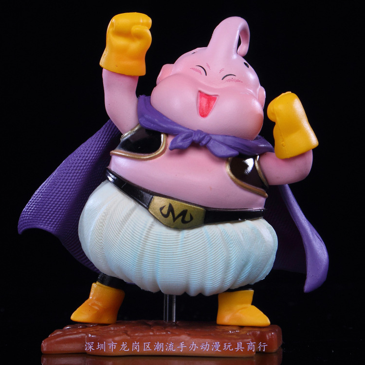 COD Anime figure dragon ball GK Majin mini fat Buu doll ornament model ...