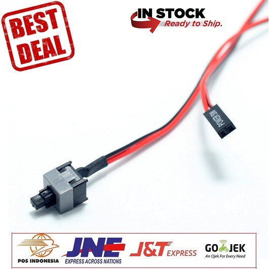 TOMBOL Power Switch Button Cable Reset Button Computer CPU PC | Shopee ...