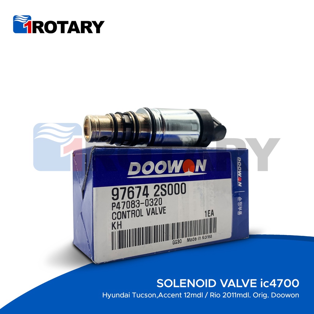 1Rotary SOLENOID VALVE Hyundai Tucson,Accent 12mdl / Rio 2011mdl. Orig ...