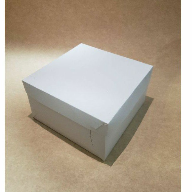 Cake box 10x10x5 inches no window (50 pcs) | Shopee Philippines