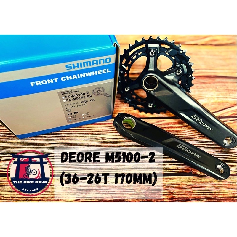Shimano Deore M4100/M5100 1x 2x Crankset with BB | Shopee Philippines
