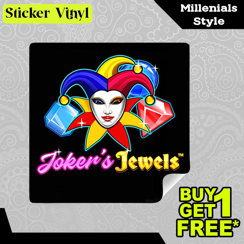 Jokers Jewels Pragmatic Play Game Slot Aesthetic Unit Vinyl Waterproof ...