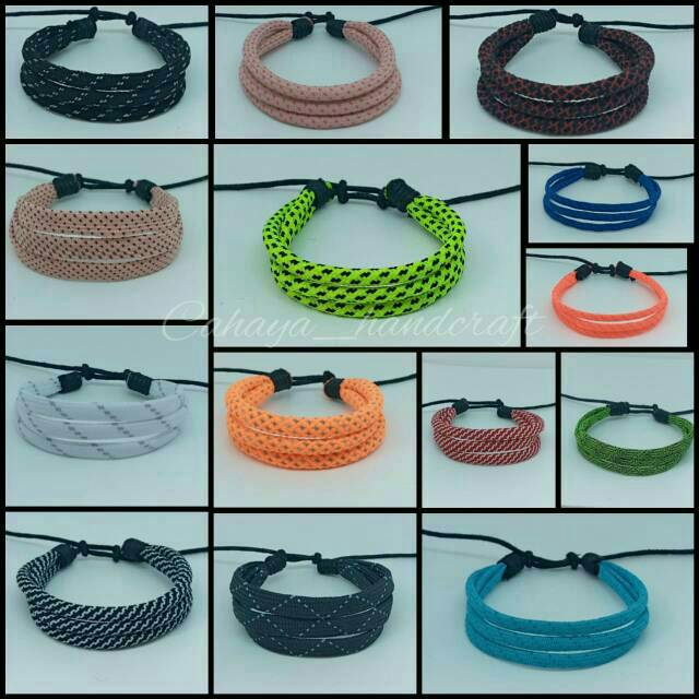 1 Dozen Ethnic Bracelets 3 Double Rope Random Craftsman | Shopee ...