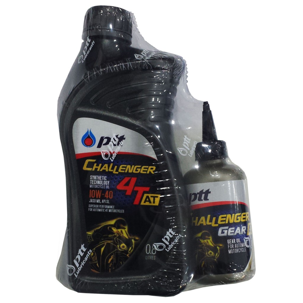 PTT Challenger 4T Automatic 800ml + 120ml Gear Oil | Shopee Philippines