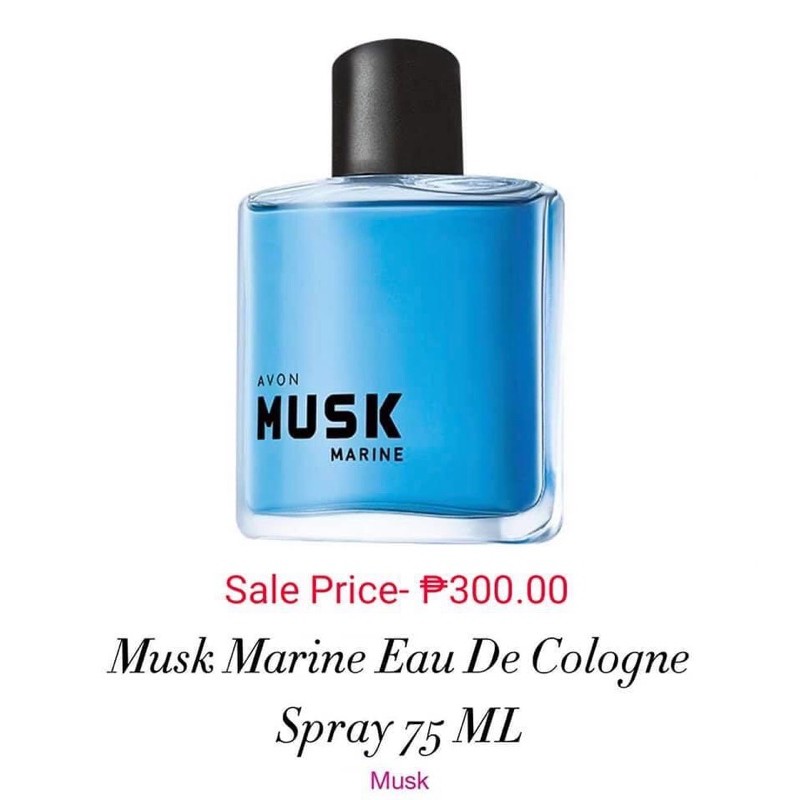 AVON Musk Marine Eau De Cologne Spray (75ml) | Shopee Philippines