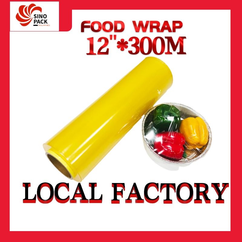 Cling Wrap food wrap FOR FOOD (12"x 300 meters)ROLL Food Grade Food ...