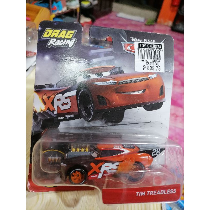 Mattel Disney Cars Pixar Drag Racing Series Diecast Toy Car "Tim ...