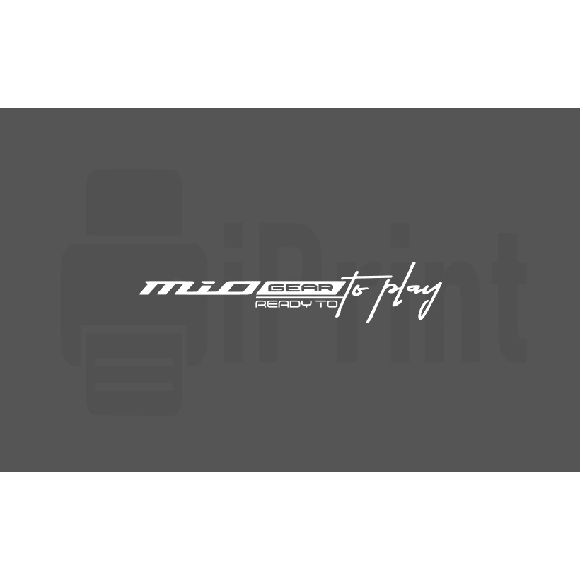 Yamaha Mio Gear Sticker - Gear Decals, Cut Out Sticker, Waterproof ...