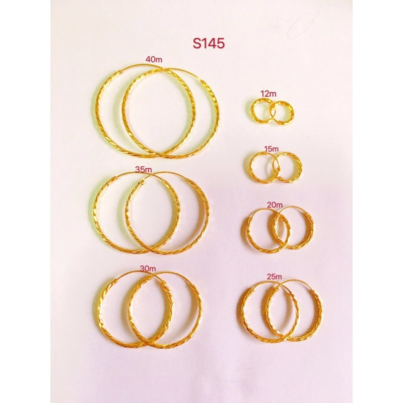 Ly fashion jewelry 14k gold plated earrings bangkok hikaw for women ...