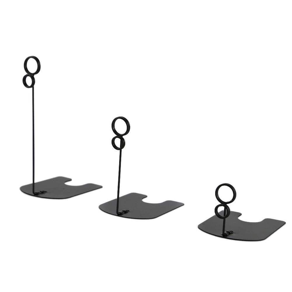 Stainless Steel Metal Food Cake Shelf Top Label Holder Sign Clip Stand ...