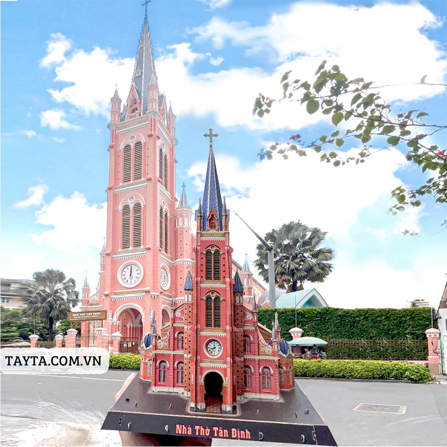 Tan Dinh Church 3D Model Assembly Set | Shopee Philippines