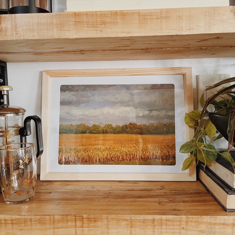 Vintage Wooden Frames with Print | Shopee Philippines