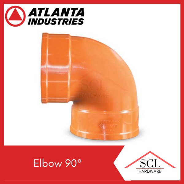 ATLANTA PVC Orange Pipe Fittings (Elbow, Wye, Tee, Cleanout Plug) 2 ...