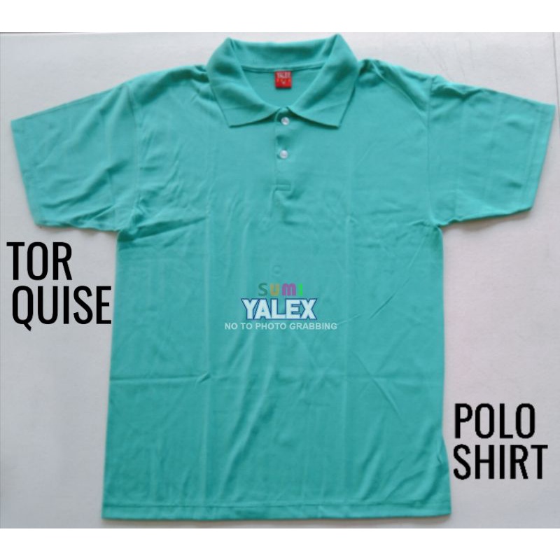 Yalex Turquiose Polo shirts.. | Shopee Philippines