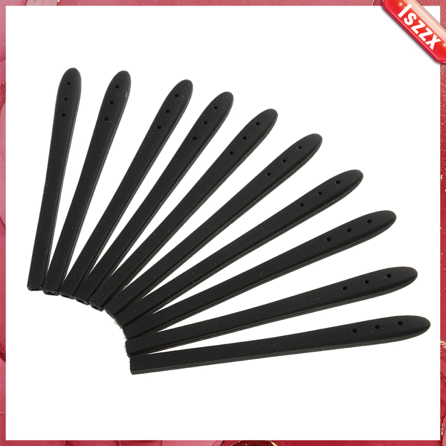 Pack of 10 Silicone Rubber Eyeglasses Spectacle Glasses Temple Cover ...