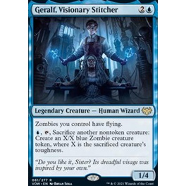 MTG - Geralf, Visionary Stitcher (VOW) | Shopee Philippines