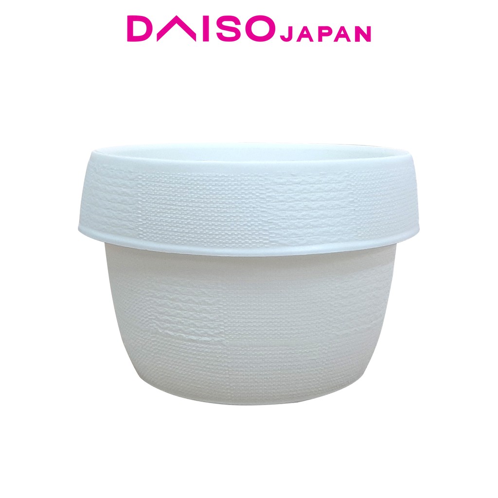 Daiso Group Planting Pot Round White | Shopee Philippines