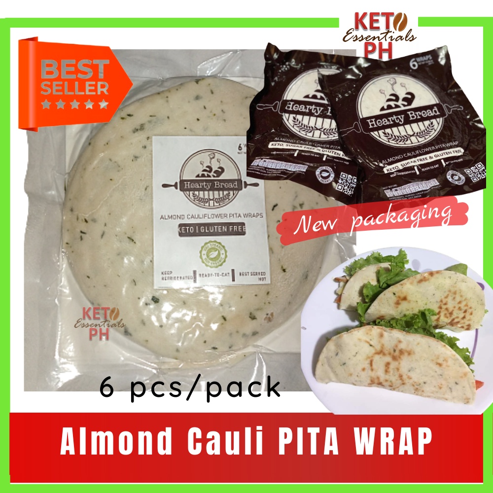Keto PITA Wrap [6pcs] made with Almond Cauliflower | Shopee Philippines
