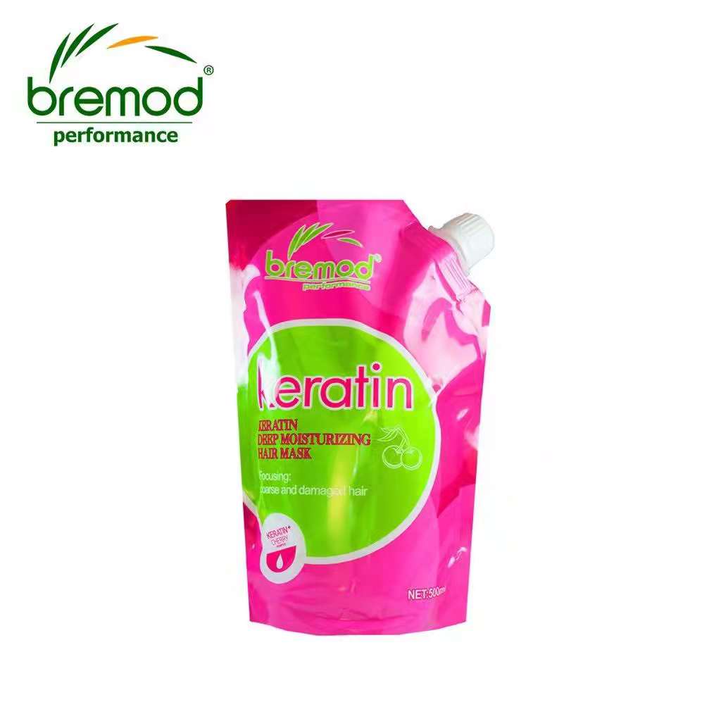 BREMOD KERATIN PINK CHERRY MOISTENING CARE HAIR MASK 500ML | Shopee ...