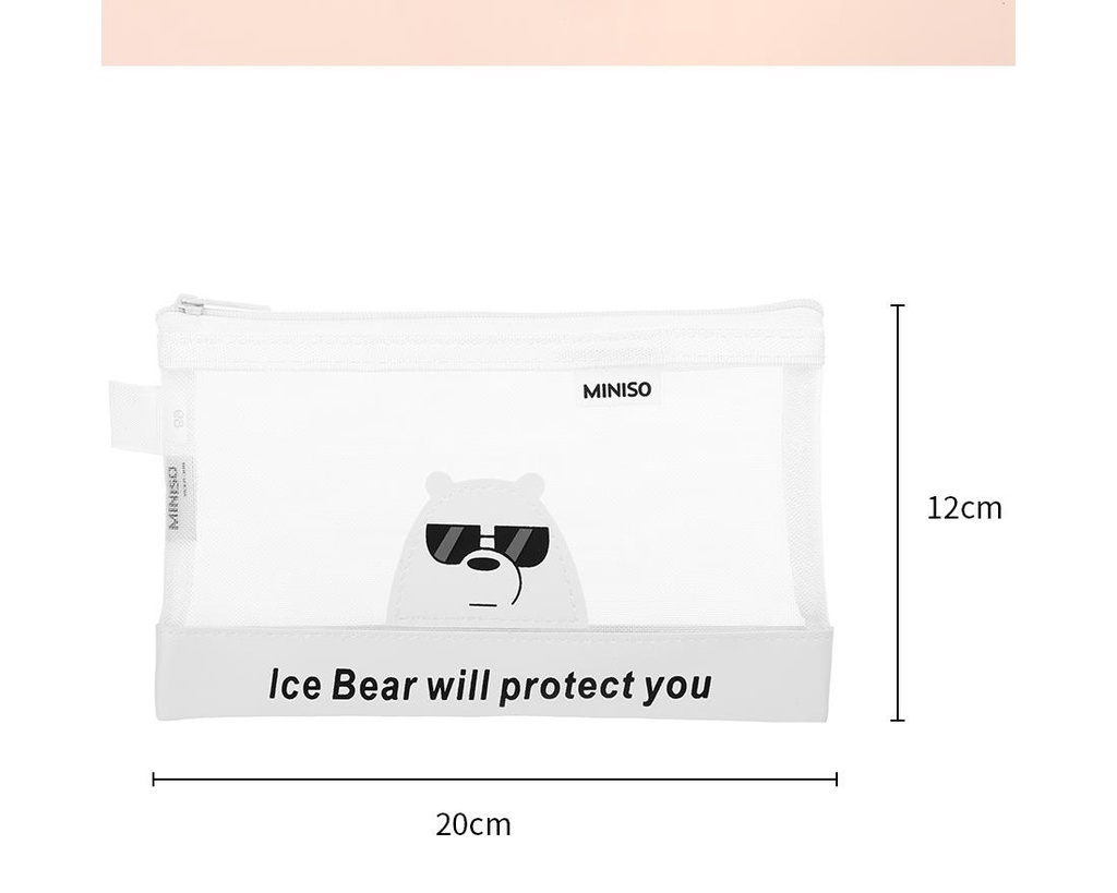 MINISO WBB - A6 Document Bag (Ice Bear) | Shopee Philippines