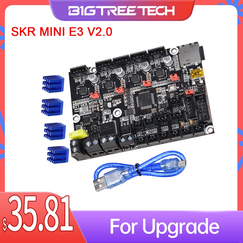 BIGTREETECH SKR MINI E3 V2.0 Dual Z axis Control Board 3D Printer Parts ...