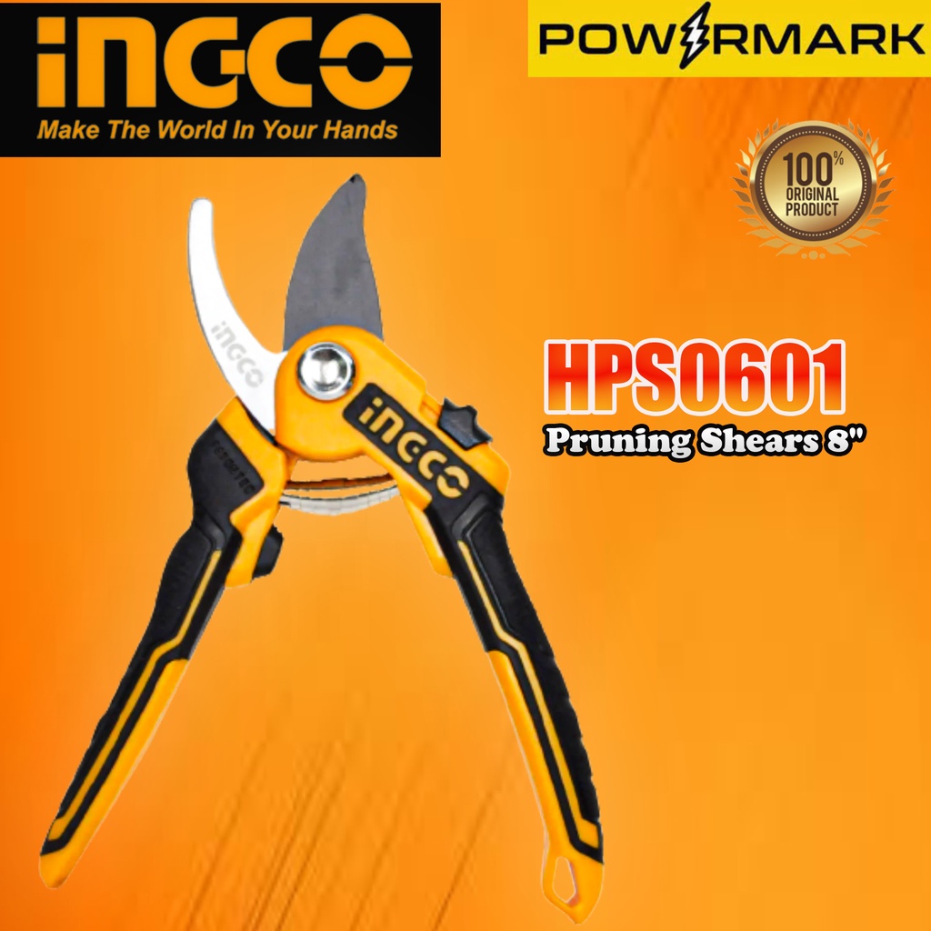 INGCO HPS0601 Pruning Shears 8" [POWERMARK | IHT] | Shopee Philippines