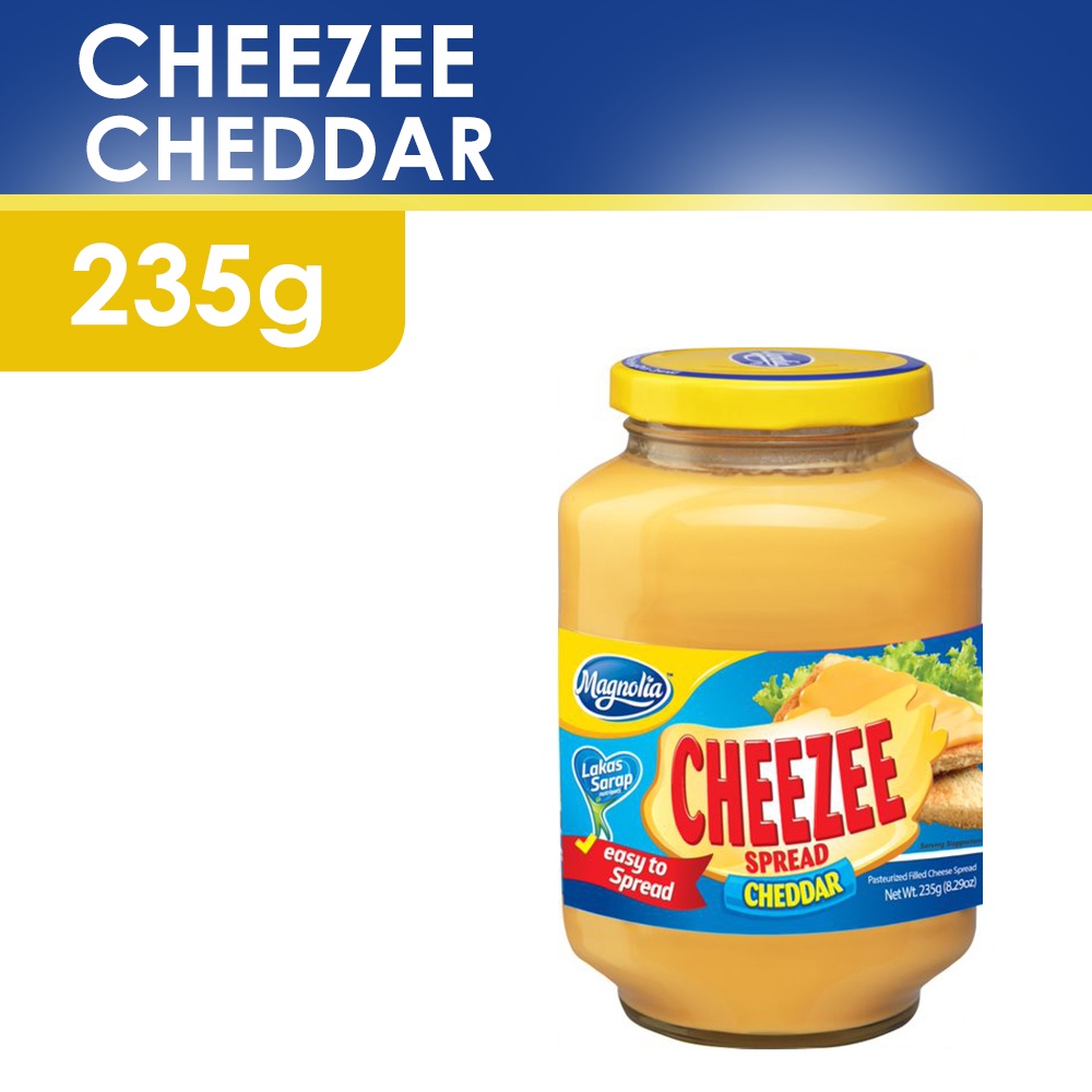 MAGNOLIA Cheezee Cheddar 235g Filled Cheese Spread in Jar; with ...