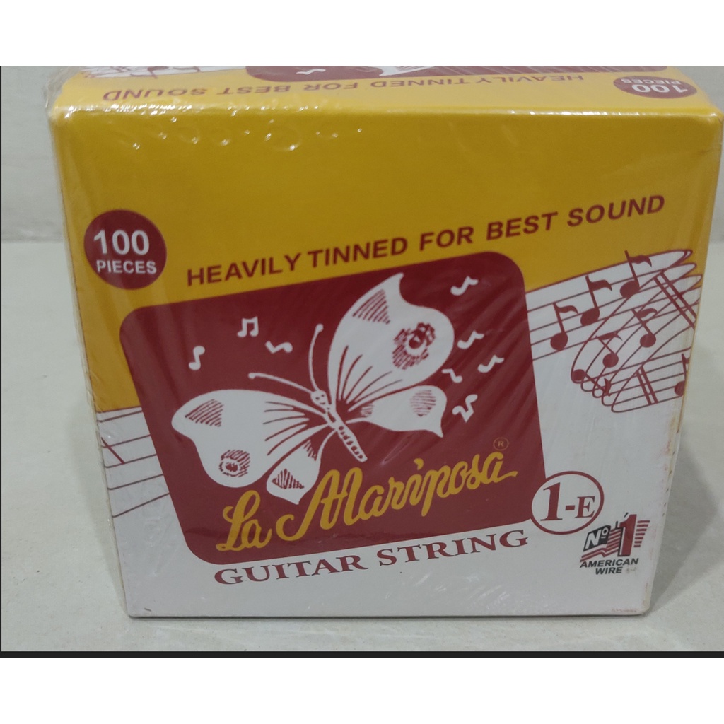 La Mariposa guitar strings 0 to 6 Retail and Sold per piece | Shopee ...