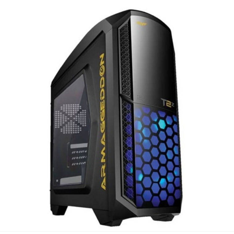 Armaggeddon T2Z (Black) MicroTron ATX HoneyComb Design USB 3.0 Steel ...