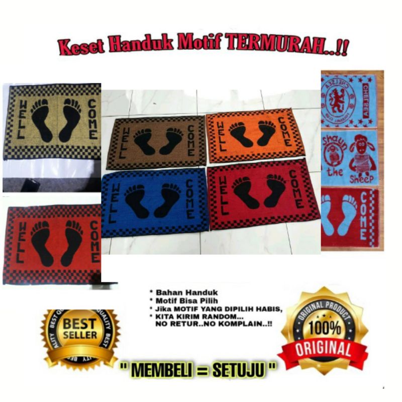 Towel MAT/FOOT CORSET/ WELL COME FOOT MAT/SALUR MAT | Shopee Philippines