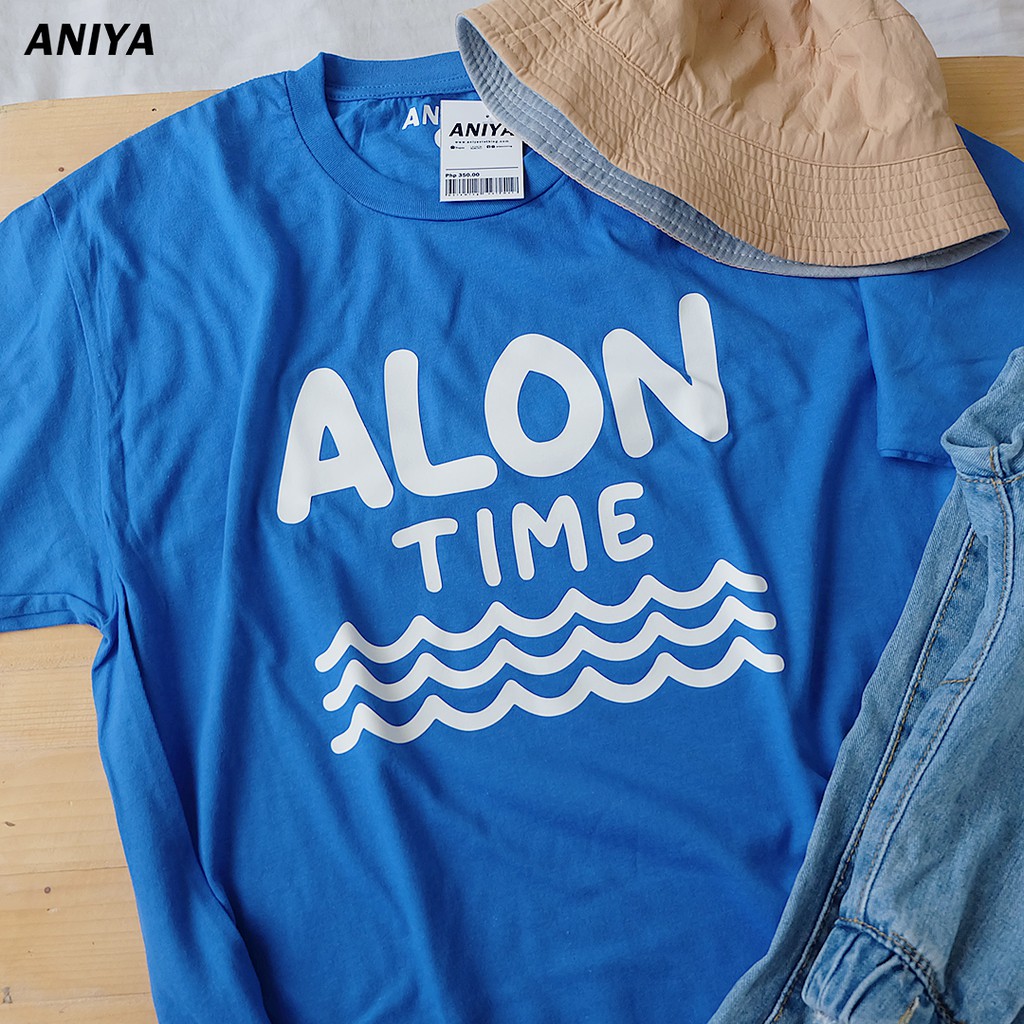 ANIYA CLOTHING Alon Time Unisex Shirt Men's Women's T-shirt | Shopee ...