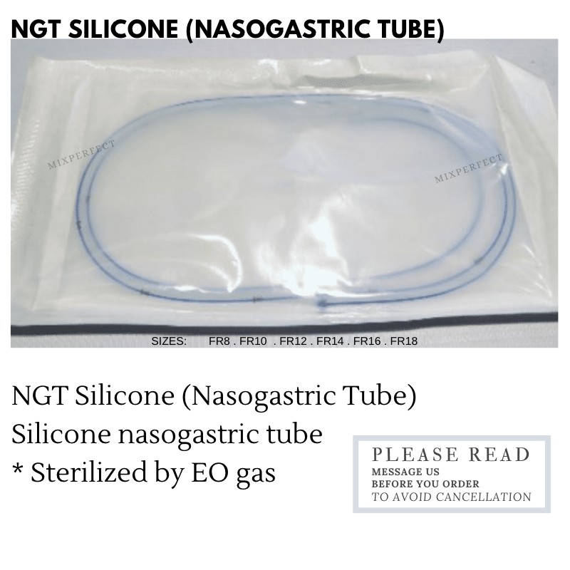 (MIX-J) Partners Nasogastric Tube (NGT) w/ X-Ray Opaque Line Fr.16 ...