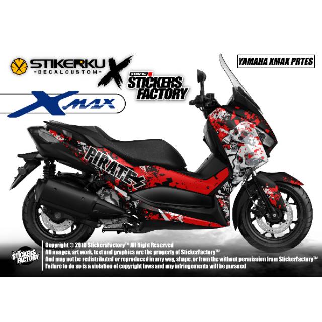 Yamaha XMAX STICKER DECAL | Shopee Philippines