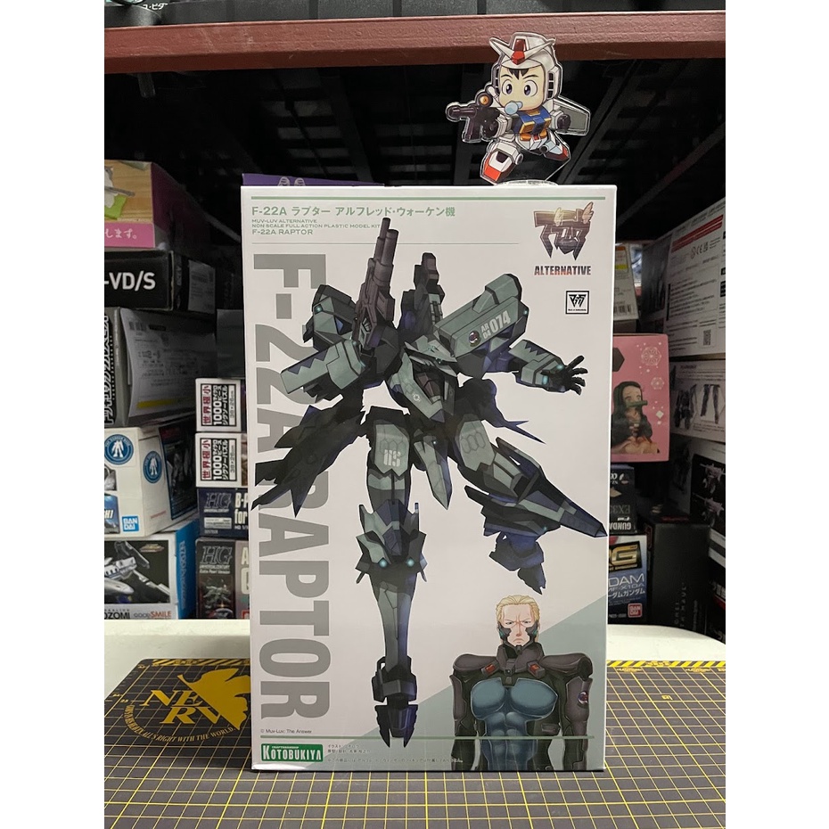 Muv-Luv Alternative F-22A Raptor Alfred Walken Custom by Kotobukiya ...