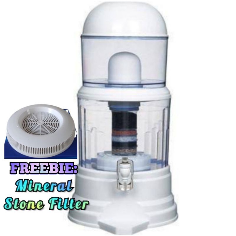 7-Stages Water Filtration Purifier Pot with FREE Mineral Stone Filter ...