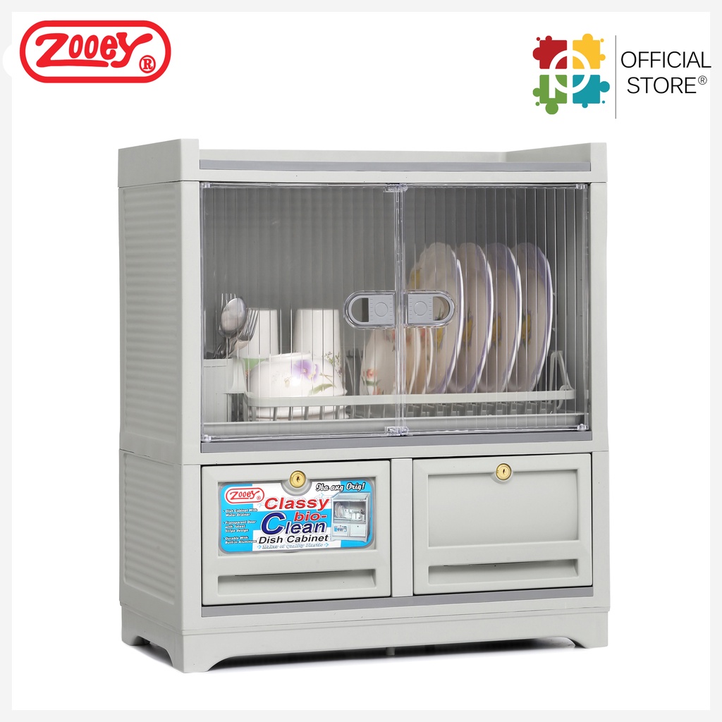 Zooey Classy Bio Clean Dish Cabinet/Organizer Stock No. 908-N | Shopee ...