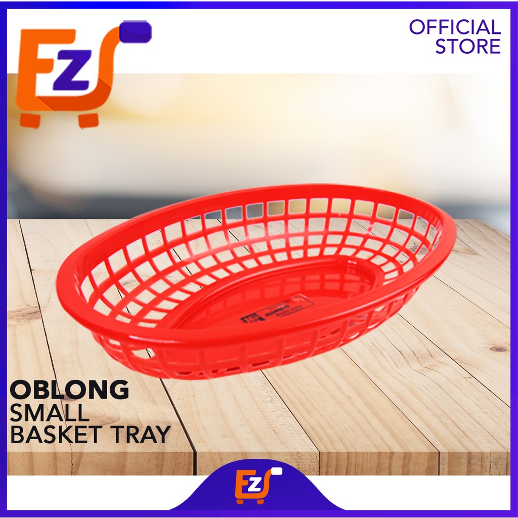 EZ DEAL Jumbolita Serving Basket Tray Small Stackable Durable Oblong ...