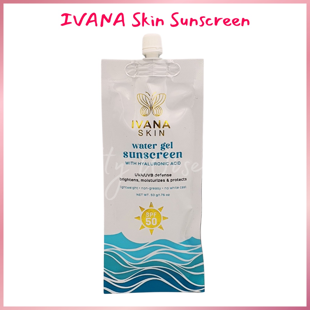 Ivana Skin Water Gel Sunscreen SPF 50 (50 grams) | Shopee Philippines