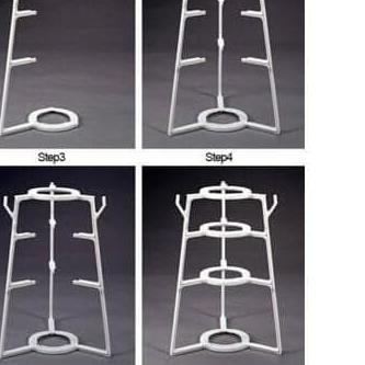 GANTUNGAN Kt-202 Stacking Pan Pot Hanger Rack/Pan Tree Holder Hanger ...