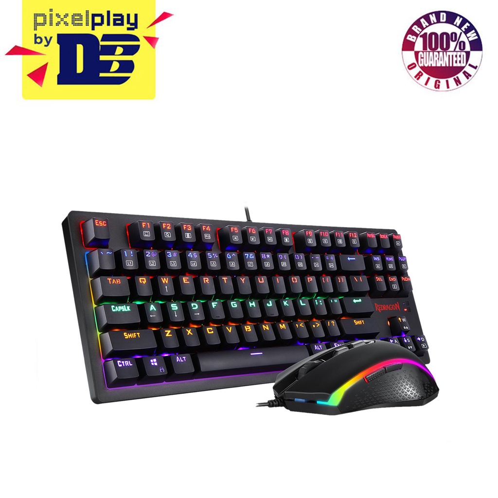 Redragon Gaming Essentials S113 Keyboard/Mouse 2-in-1 Set (S113-KN ...