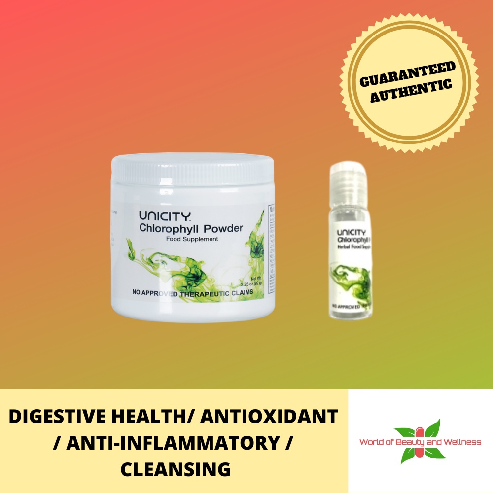 UNICITY Chlorophyll powder (keto food) Exp: Dec 2026 | Wellness World ...
